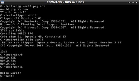 Clipper Programming Language Handwiki