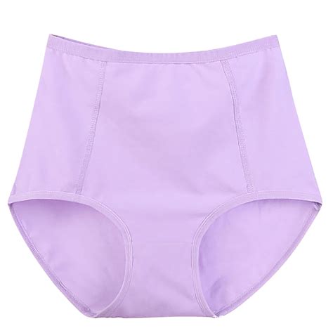 Womens Plus Size Underwear High Waist Cotton Underwear Soft Underwear