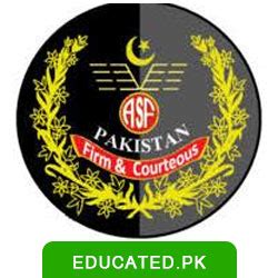 ASF Written Test Result 2025 Answer Key Merit List Asf Gov Pk