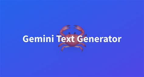 Gemini Text Generator A Hugging Face Space By Krishnakotagiri