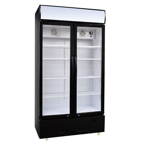 Glass Door Vertical Beverage Cooler Commercial 1500L Display Glass Door