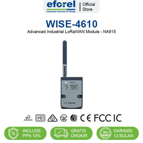 Lora Wan Iot Wireless Modular Io External Antenna Advantech Wise 4610