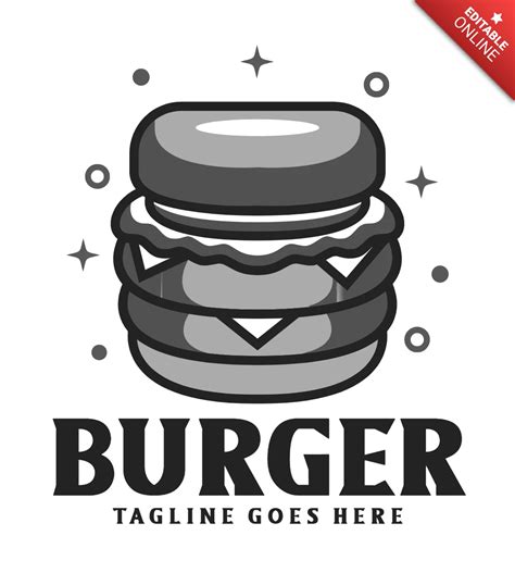Plantilla De Diseño De Logotipo De Hamburguesa Modelo De Diseño Gratuita