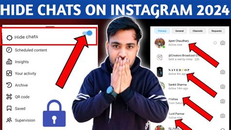 How To HIDE Instagram Chats Instagram Chats Kaise Hide Kare