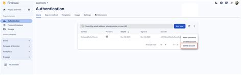 Could Not Create An Account As Firebase To Your Firebase Project