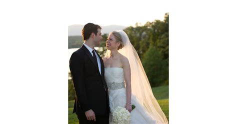 Chelsea Clintons Vera Wang Gown Famous Wedding Dresses Popsugar
