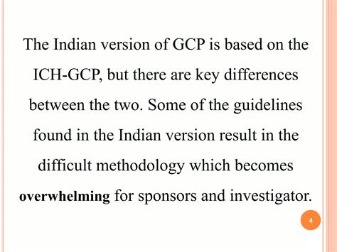 Differences Between Indian Gcp And Ich Gcp PPTX Endocrine And Metabolic Diseases Diseases