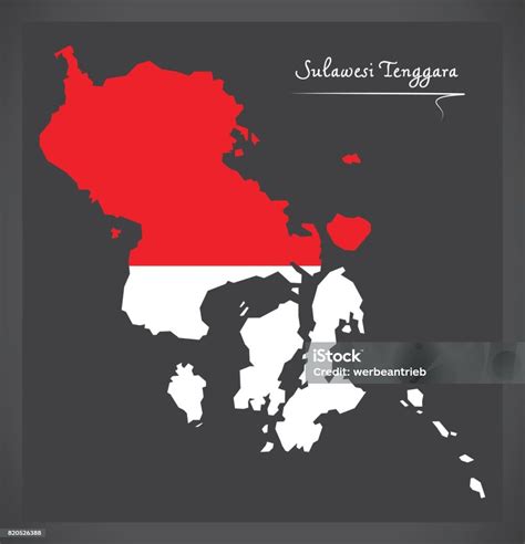 술라웨시 Tenggara 인도네시아 지도 인도네시아 국기 일러스트 0명에 대한 스톡 벡터 아트 및 기타 이미지 0명 개발