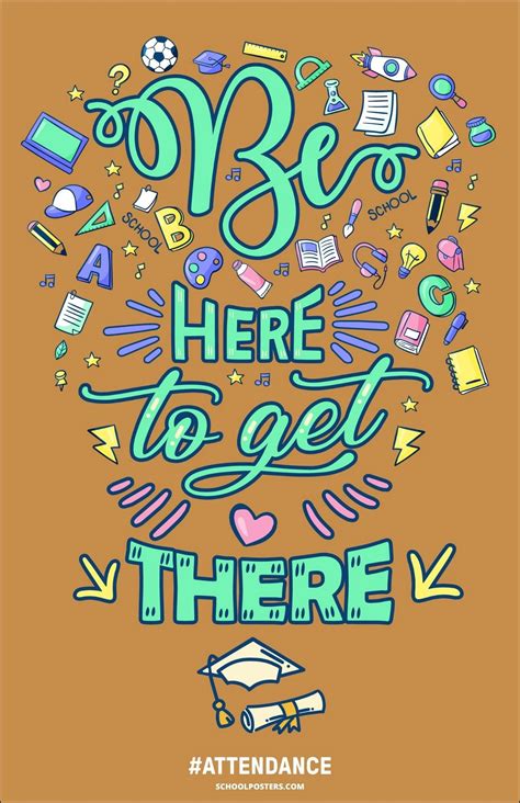 School Attendance Posters
