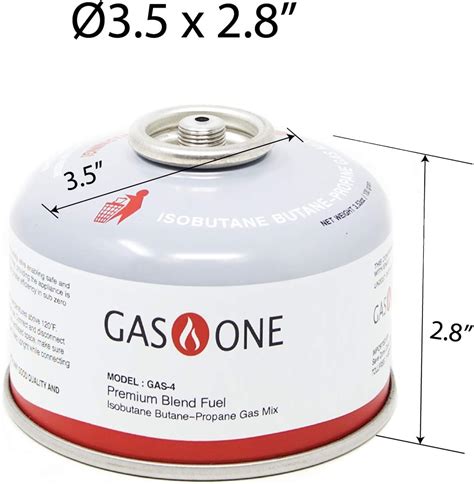 Gasone Camping Fuel Blend Isobutane Fuel Canister 353 Oz 2 Unidades