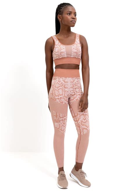 Snakeskin Seamfree High Waist Stretch Leggings Za