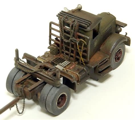 1 87 Scale Weathered Mack Logging Tractor