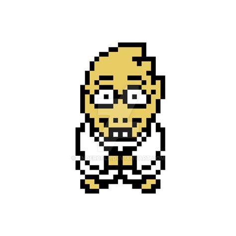 Alphys Overworld Sprite By Undercell On Deviantart