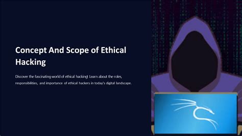 Ppt Concept And Scope Of Ethical Hacking Powerpoint Presentation