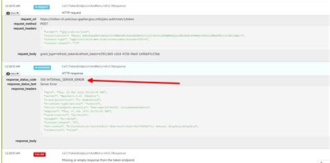 nullpointer exception when obtaining a new token using refresh token