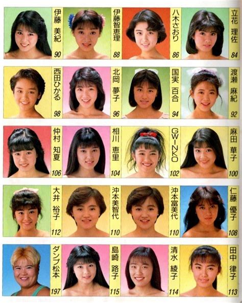 明星ヘアカタログ 1988