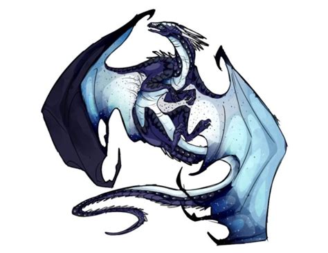 Nightwingicewing Hybrid Wings Of Fire Wings Of Fire Dragons Dragon