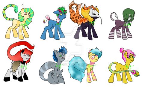 Closed Various Species By Froggosaurusrex On Deviantart
