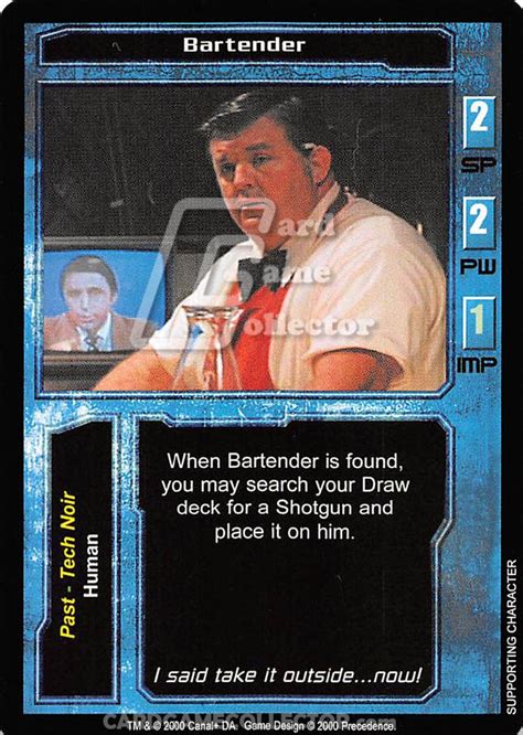 Bartender The Terminator CCG
