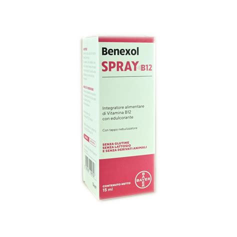 Benexol Spray B12 Integratore Alimentare A Base Di Vitamina B12 15 Ml