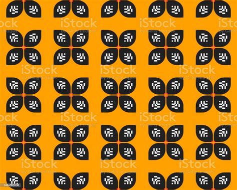 동양 민족 기하학적 이음새가 없는 타일 패턴은 다양한 전통 요소 스타일 디자인으로 만들어졌습니다 0명에 대한 스톡 벡터 아트 및