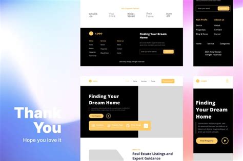 Real Estate Wireframe Website Websites Ux And Ui Kits Ft Real And Property Envato