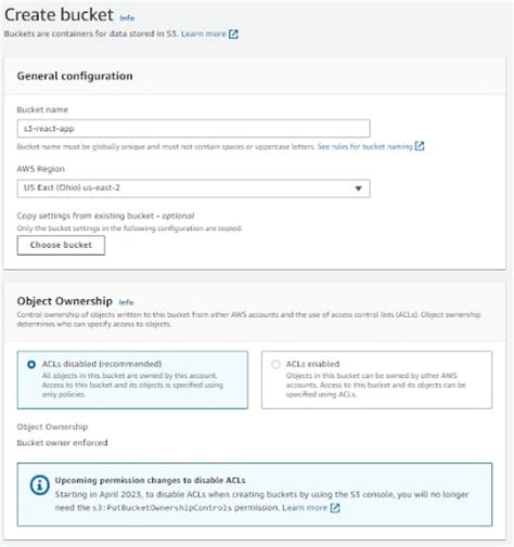 Hosting React App On Aws S Bosc Tech Labs