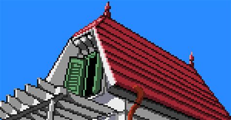 ドット絵 【ドット絵】さつきとメイの家【トトロ】 坂下ナオヒラのイラスト Pixiv