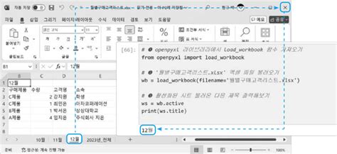 Python 파이썬으로 엑셀 다루기 엑셀 데이터 사용하기 골든래빗