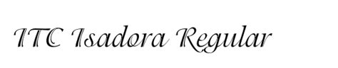ITC Isadora