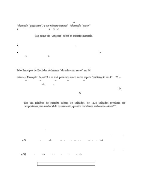 O Algoritmo De Euclides Pdf
