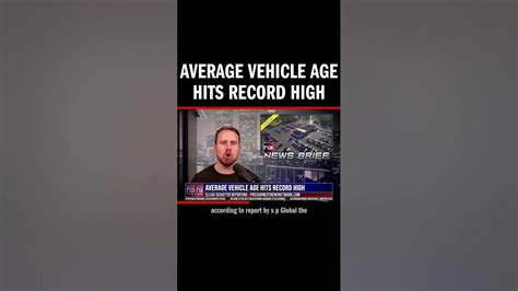 average vehicle age hits record high