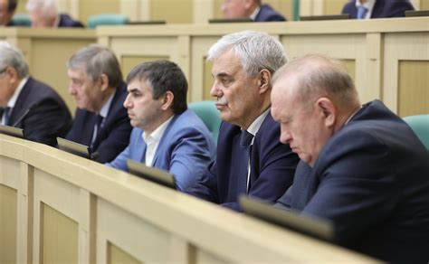 Заседание Совета законодателей Российской Федерации при Федеральном Собрании Совет Федерации