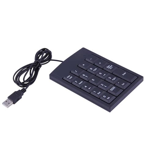 Цифрова клавиатура с USB кабел, 19 клавиша, черна, BBL453 - eMAG.bg