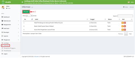 Cara Tambah Informasi Pengaturan Pusat Tutorial Elazis