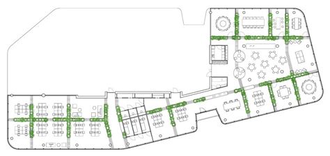 10 office floor plans divided up in interesting ways