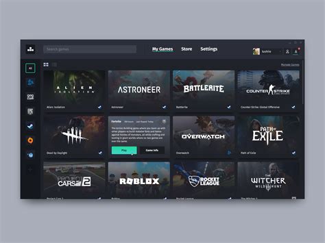 Game Launcher By Caleb Jessie On Dribbble