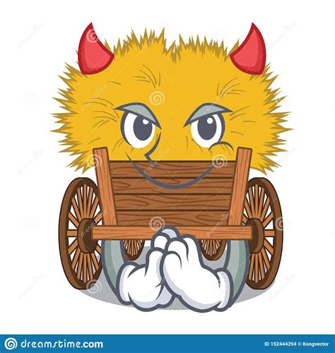 Devil Cartoon Hayride Toy In A Drawer Stock Vector Illustration Of