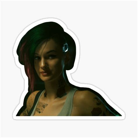 Judy Alvarez Cyberpunk 2077 Sticker Sticker For Sale By Joshcruzart