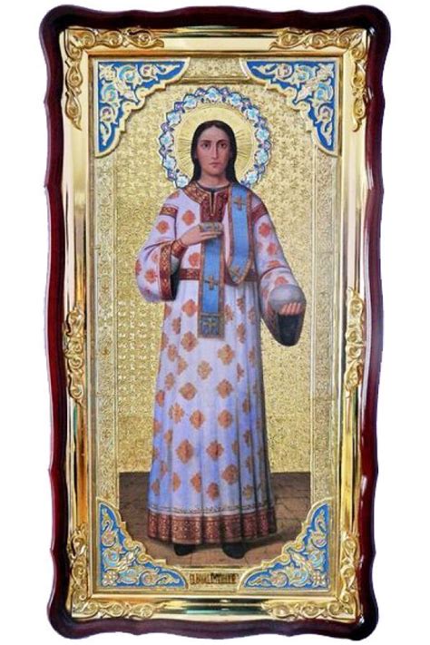 Храмовая икона Стефан Архидиакон Первомученик ростовая в фигурном киоте ...