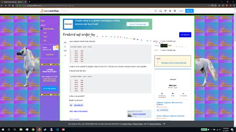 stackoverflow s 90 s theme link questions