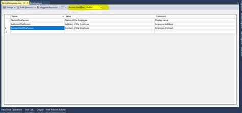Aspnet Mvc Using Resource Files To Manage String Constants