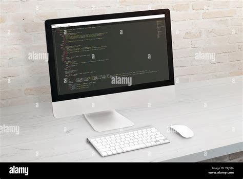 Development Concept Developer Workplace Hi Res Stock Photography And