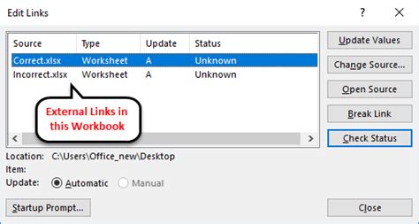 Find External Links In Excel How To Find External Links