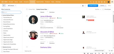 Leads Contacts Accounts Deals B2b And B2c In Zoho Crm