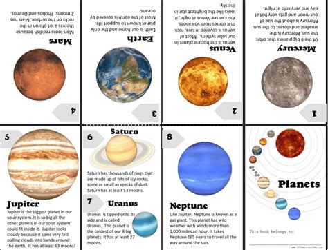 Printable Facts About The Solar System