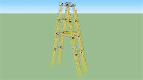 Wwe Money In The Bank Stage Ladder 3d Warehouse