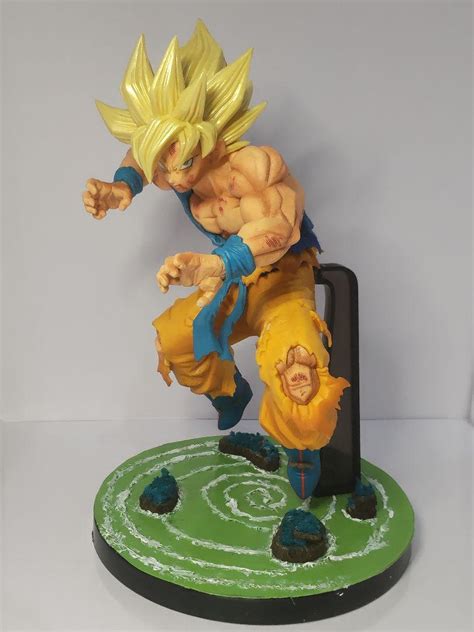 ドラゴンボールフィギュアナメック星孫悟空リペイントジオラマスーパーサイヤ人フェス メルカリ