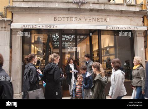 Bottega Veneta Shop Window and Facade, Venice; Italy Stock Photo - Alamy