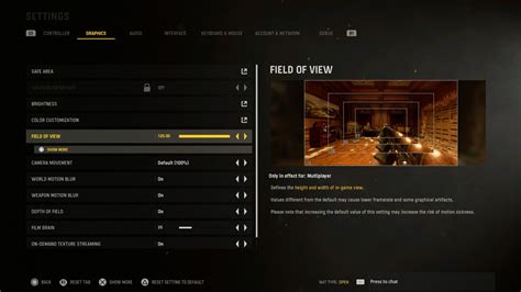 It Looks Like Future Call Of Duty Games Could Be Getting Console FOV Sliders VGC